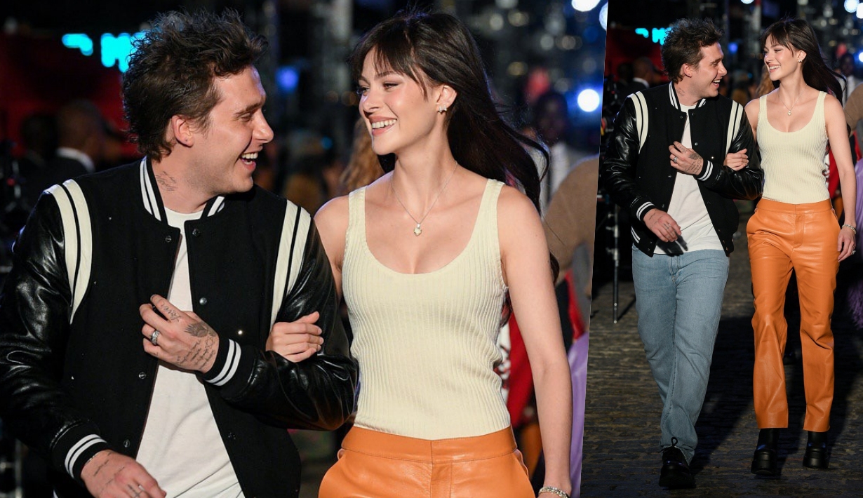 Brooklyn และ Nicola Anne Peltz Beckham สวีตหวานกลางรันเวย์ Vogue World ...