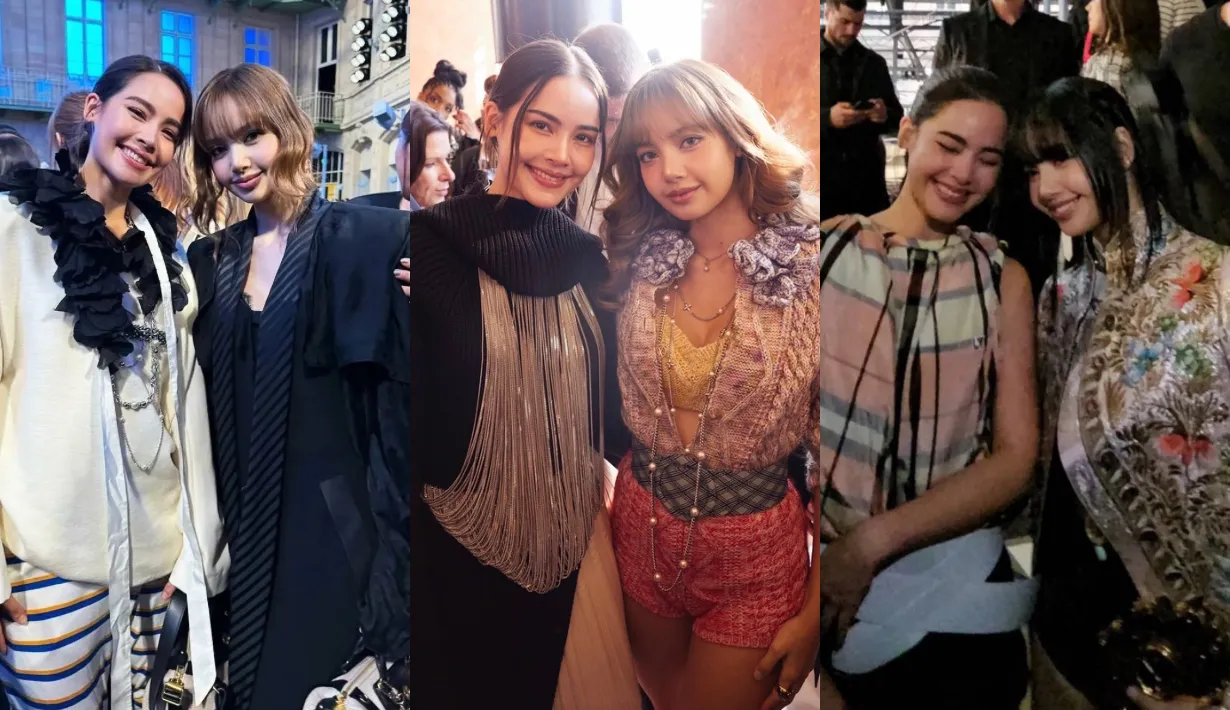 โมเมนต์การพบกันอีกครั้งของ ‘ญาญ่า-ลิซ่า’ ที่โชว์ Louis Vuitton คอลเล็กชั่นฤดูใบไม้ผลิ/ฤดูร้อน 2026