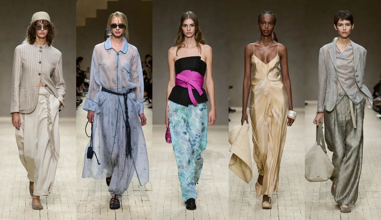รวมทุกลุคจากโชว์ Emporio Armani คอลเล็กชั่นฤดูใบไม้ผลิ/ฤดูร้อน 2026 ...